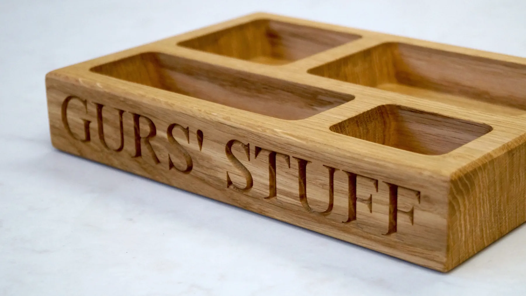 Personalised Wooden Desk Tidy | MakeMeSomethingSpecial.com