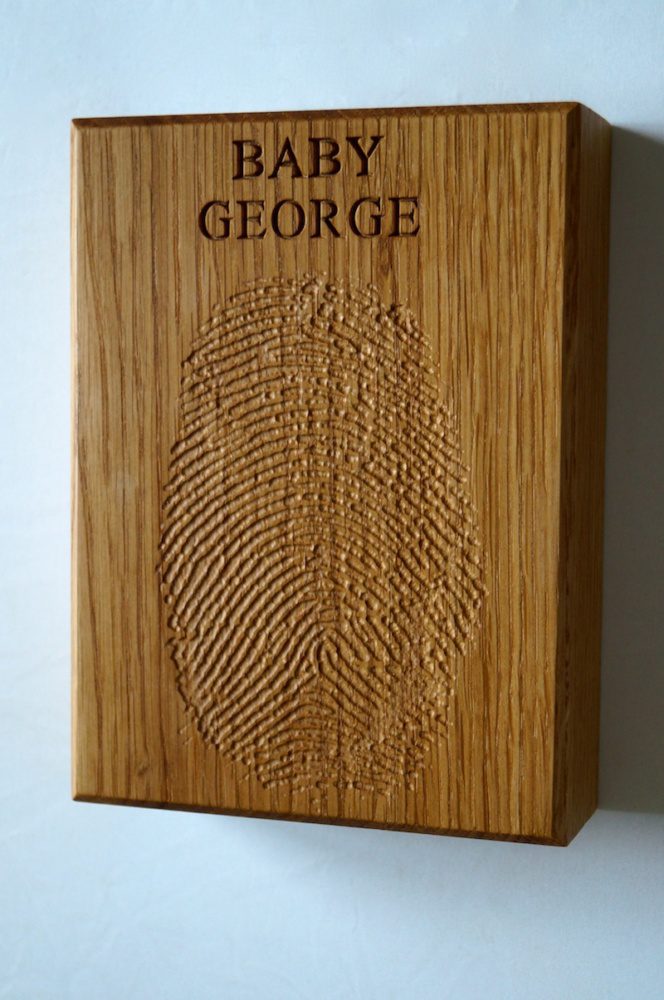 Wooden Fingerprint Impression Blocks - MakeMeSomethingSpecial