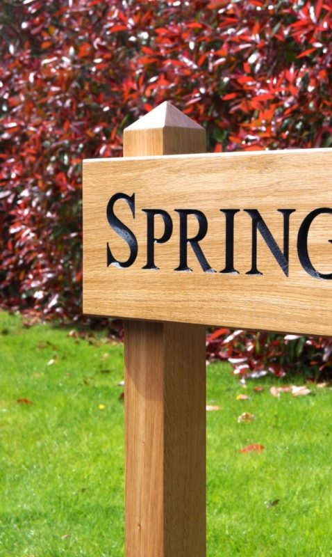 Premium Free Standing House Signs | MakeMeSomethingSpecial.com