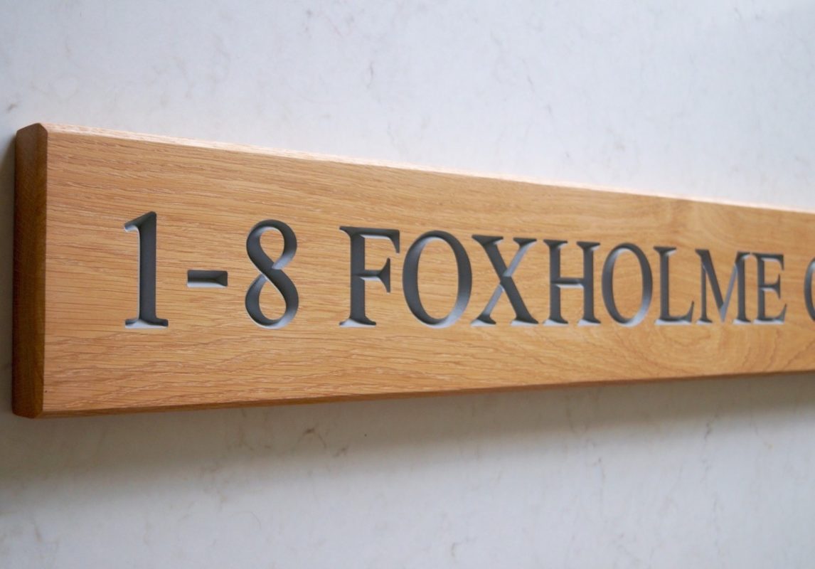 Personalised Wooden House Signs | MakeMeSomethingSpecial.com