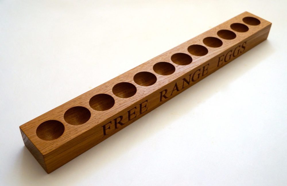 Personalised Wall Mounted Egg Racks | MakeMeSomethingSpecial.com