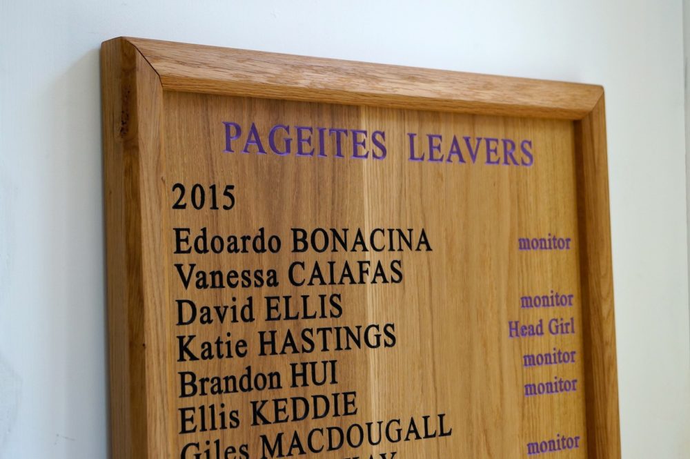 Engraved Wooden Honours Boards | MakeMeSomethingSpecial.com