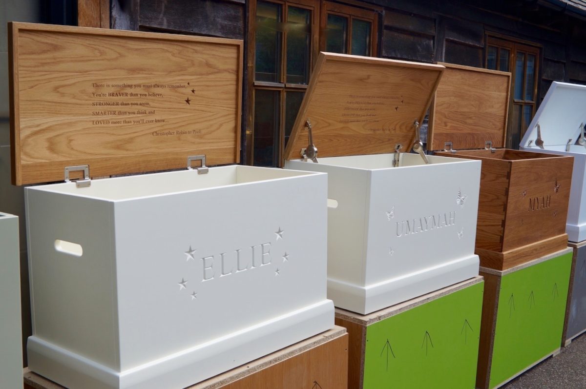 Handmade Engraved Wooden Toy Boxes | MMSS