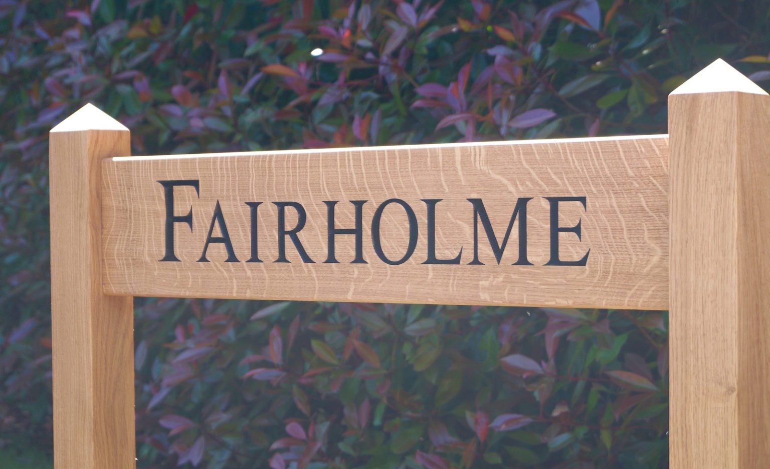 Premium Double Post House Signs | MakeMeSomethingSpecial.com