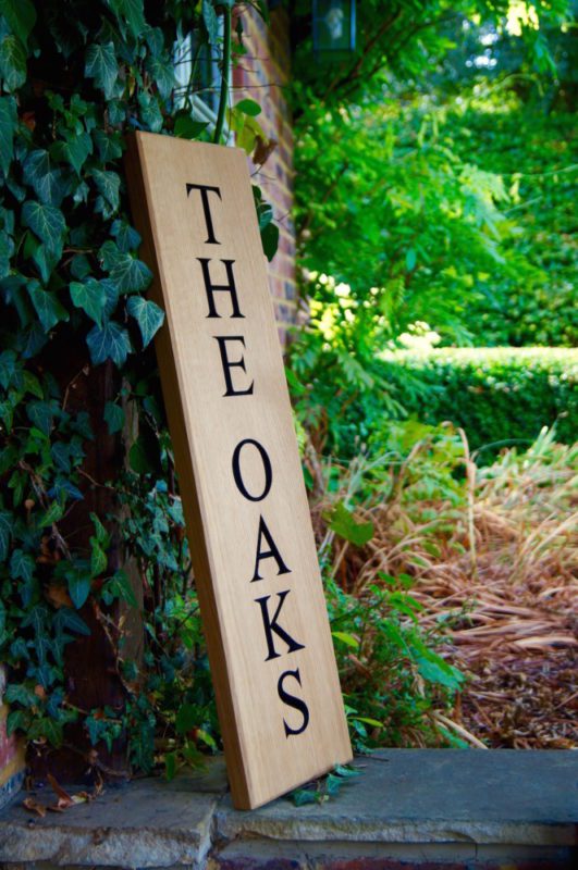 Personalised Wooden House Signs | MakeMeSomethingSpecial.com