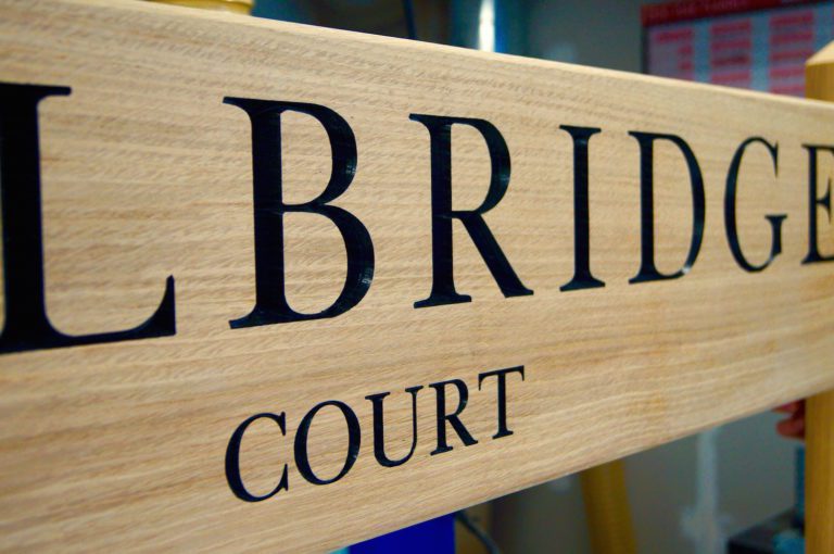 Premium Double Post House Signs | MakeMeSomethingSpecial.com