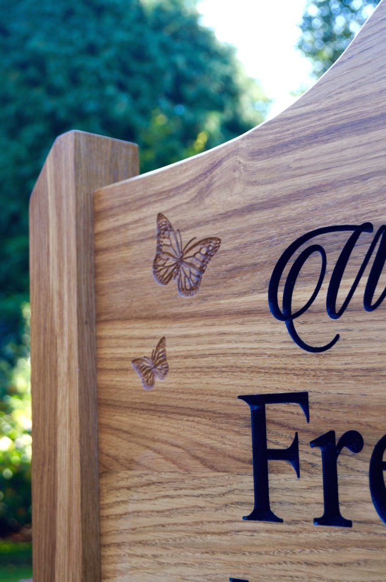 Bespoke Wooden House Signs | MakeMeSomethingSpecial.com