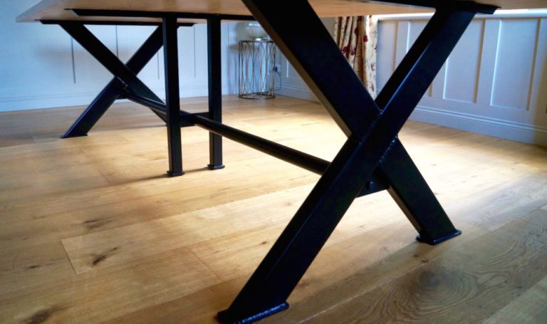 Bespoke X-Frame Dining Tables - MakeMeSomethingSpecial.com