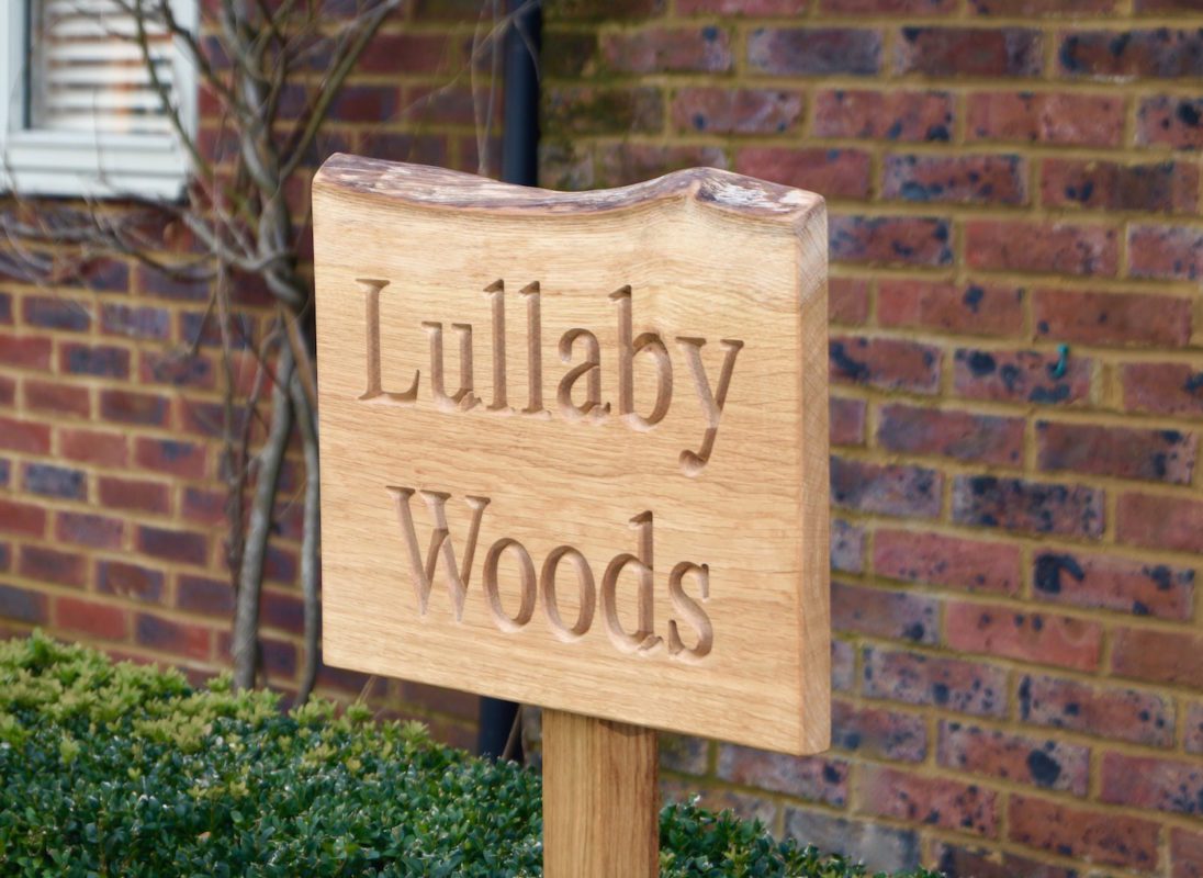 Rustic Free Standing Wooden House Signs | MakeMeSomethingSpecial