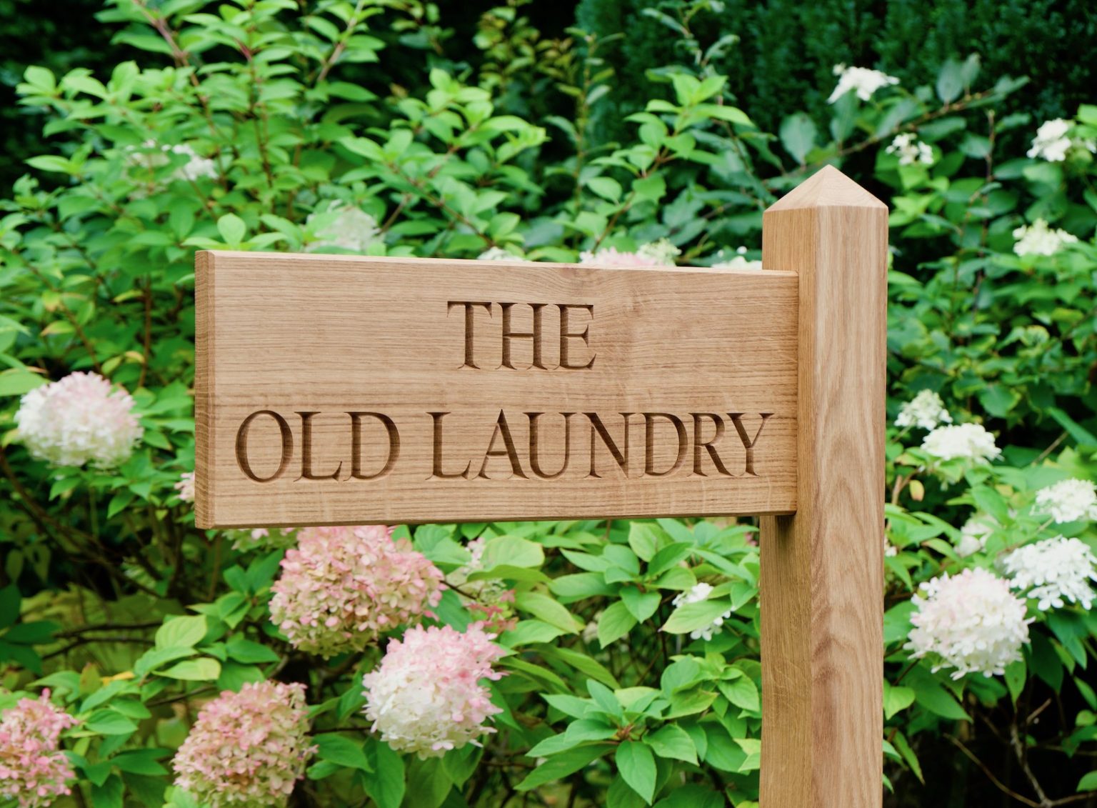 Free Standing Oak House Signs | MakeMeSomethingSpecial.com