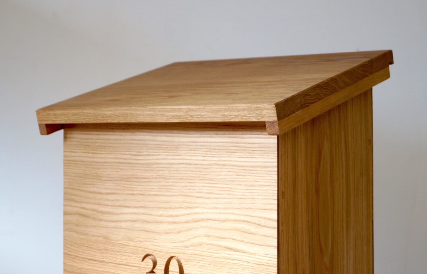 Personalised Wooden Post Box With Lock | MakeMeSomethingSpecial