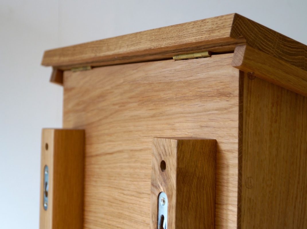 Personalised Wooden Post Box With Lock | MakeMeSomethingSpecial