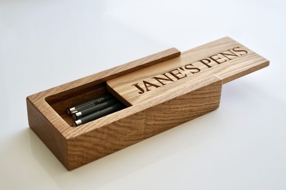 Personalised Wooden Pencil Box | MakeMeSomethingSpecial.com