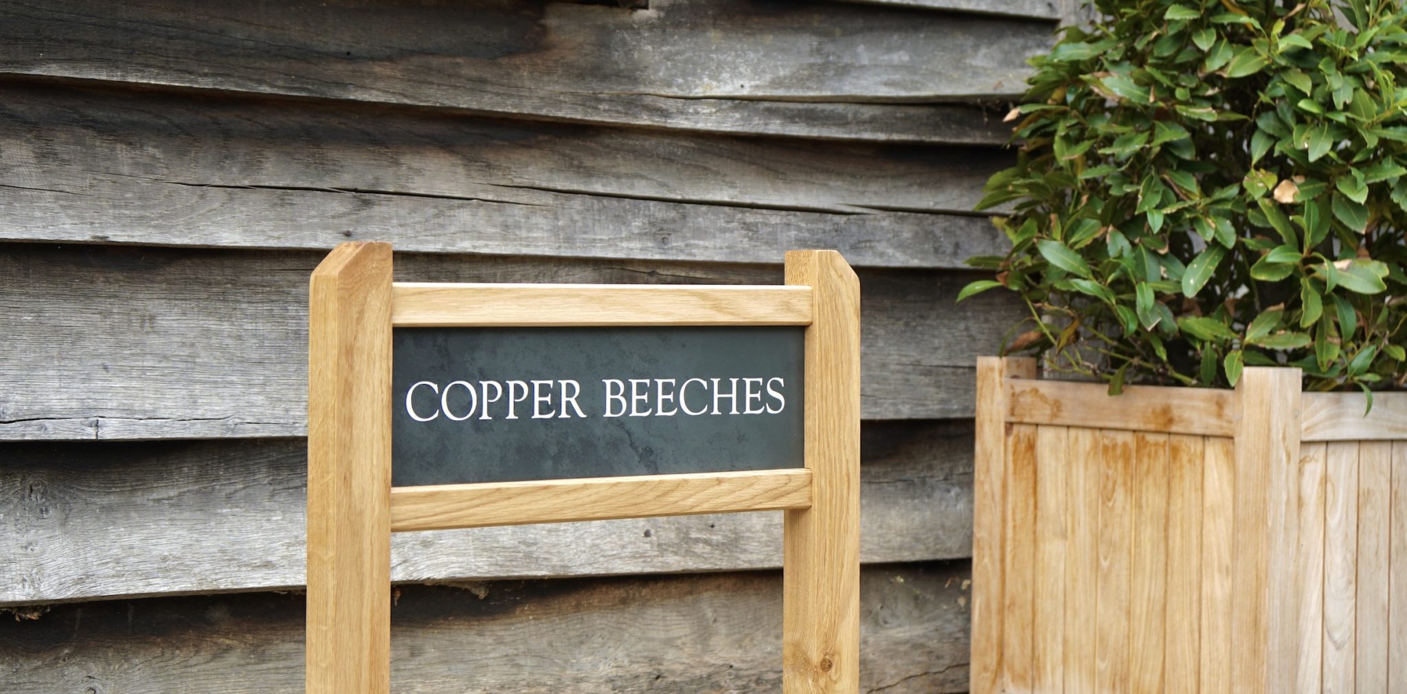 Engraved Double Post House Signs | MakeMeSomethingSpecial.com