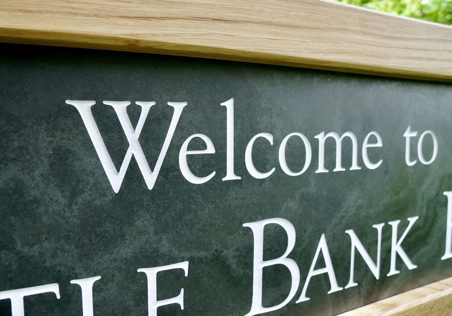 Premium Engraved Slate Sign on Posts | MakeMeSomethingSpecial